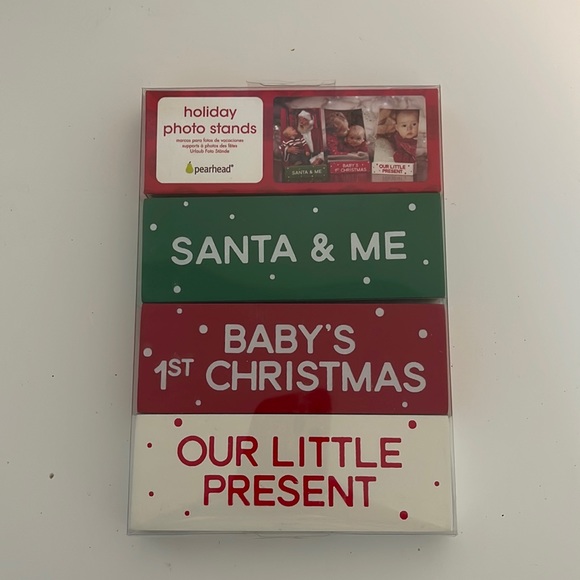 Pearhead | Other | Babys First Christmas Photo Stand | Poshmark